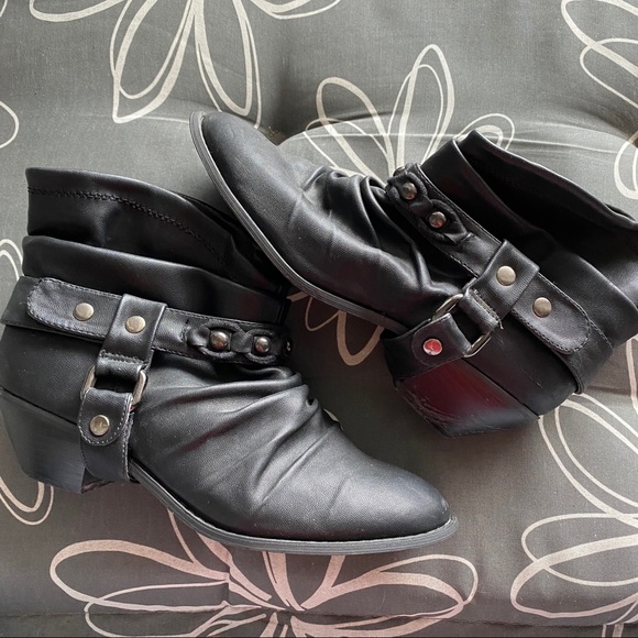 Call It Spring | Shoes | 23 Call It Spring Faux Leather Ankle Boots ...